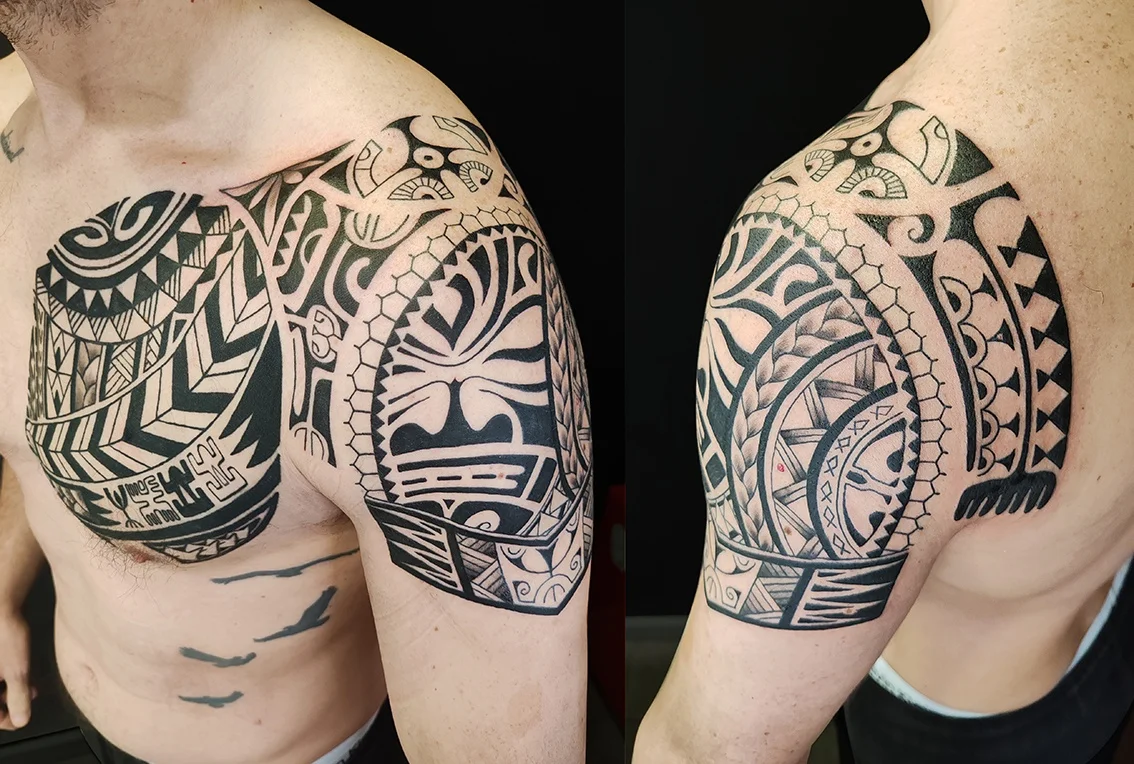 Tatuajes maoris de Nando - ZUK Tattoo Piercing Lleida
